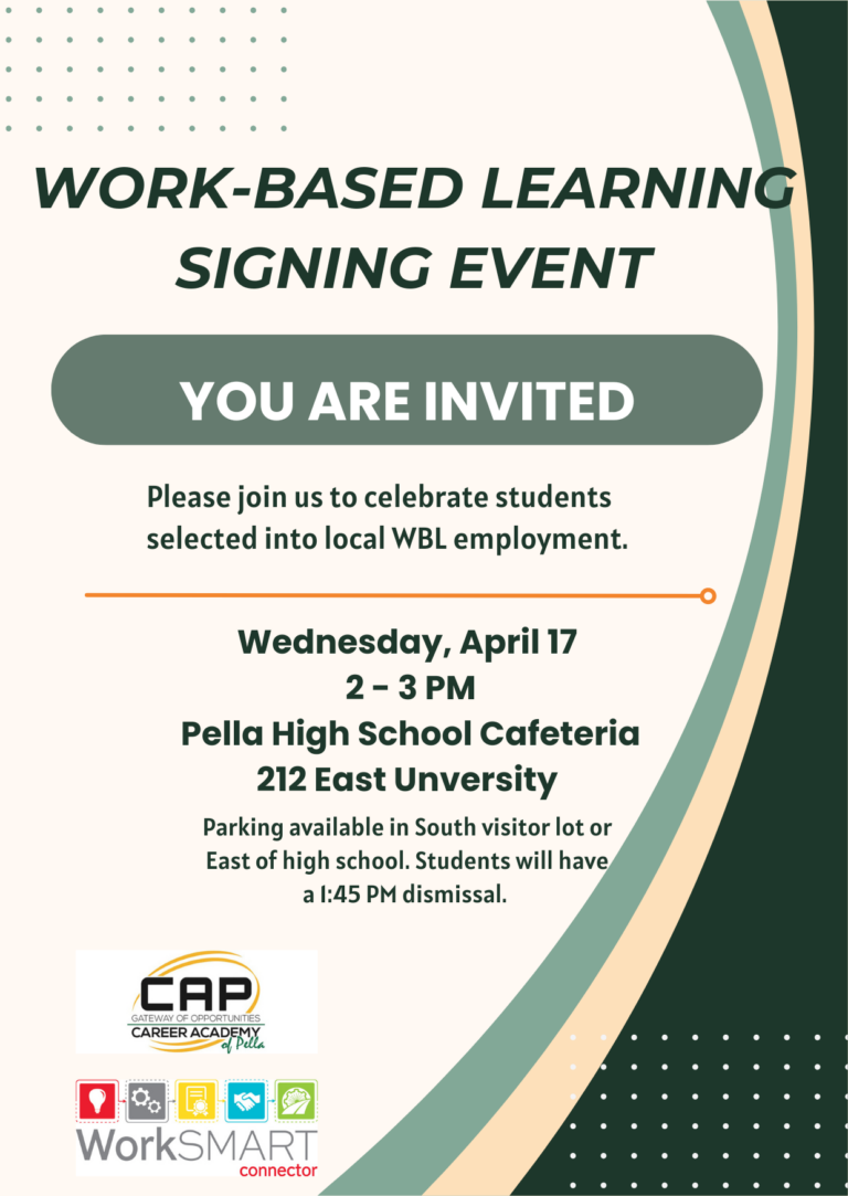 Celebrate Student Success: Work-Based Learning Signing Event, April ...
