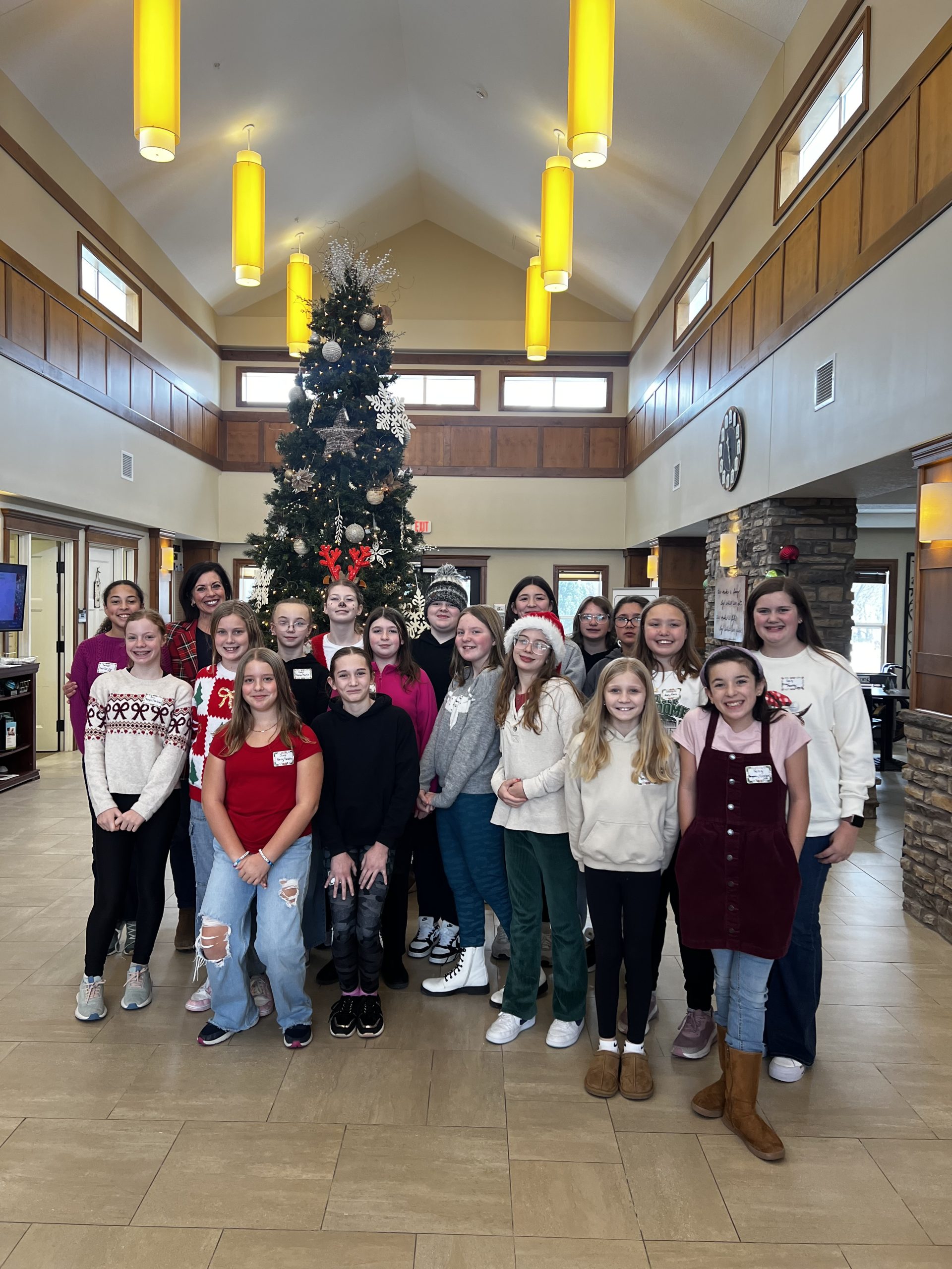 Jefferson Students Share Holiday Cheer with Residents at The Cottages ...